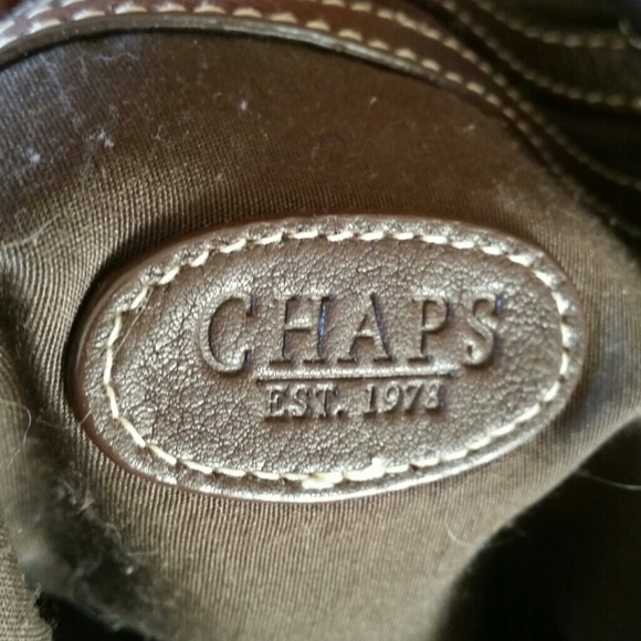 Chaps | Bags | Chaps Brown Leather Purse | Poshmark