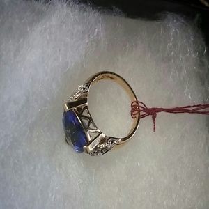 QVC | Jewelry | Gorgeous Lab Created Tanzanite Ring | Poshmark