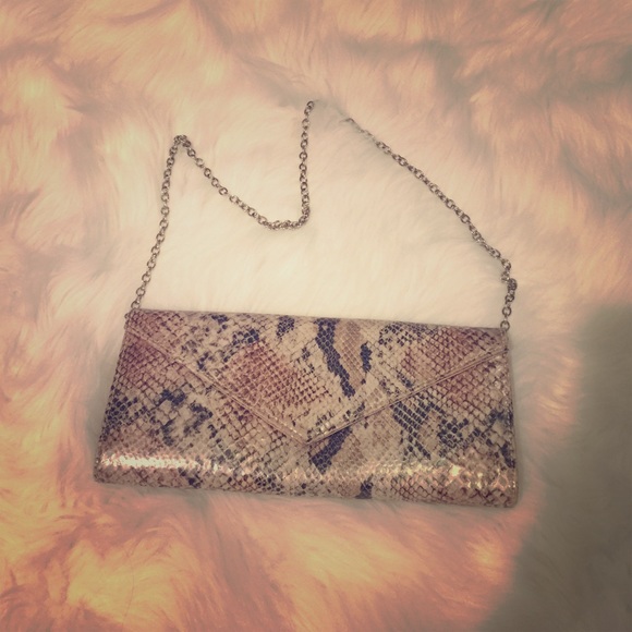 Aldo | Bags | Snake Skin Envelope Clutch | Poshmark