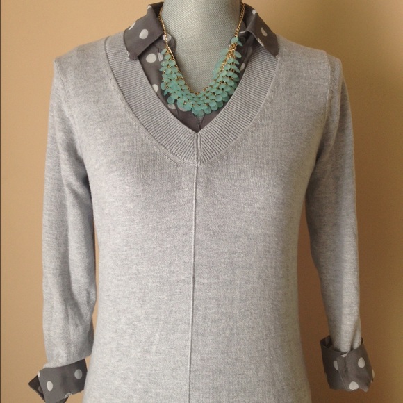 jcpenney | Tops | Jcp Wool Blend Vneck Long Sleeve Sweater | Poshmark