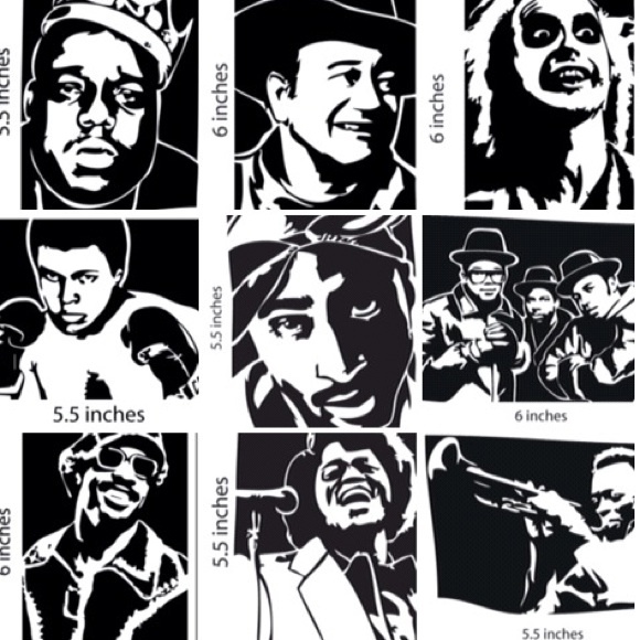 wall vinyl is removable | Wall Decor | Celebrity Famous People Vinyl ...