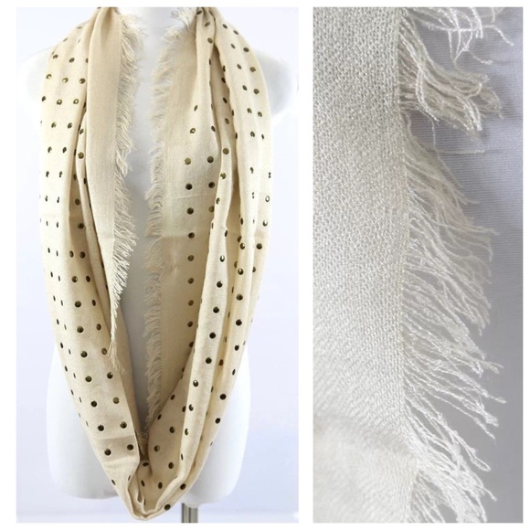 Boutique | Accessories | Metal Stud Infinity Scarf | Poshmark