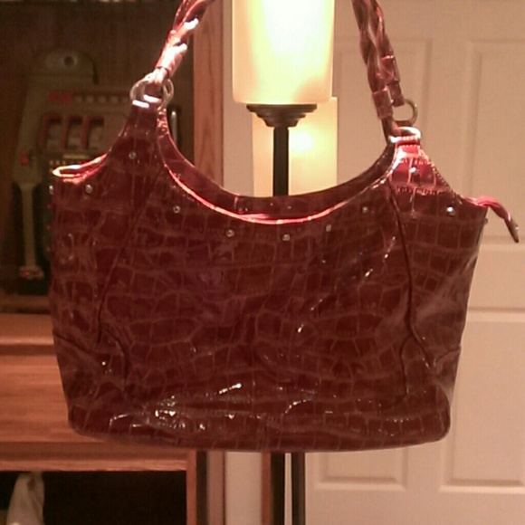 Alfred Dunner | Bags | Red Faux Leather Purse | Poshmark