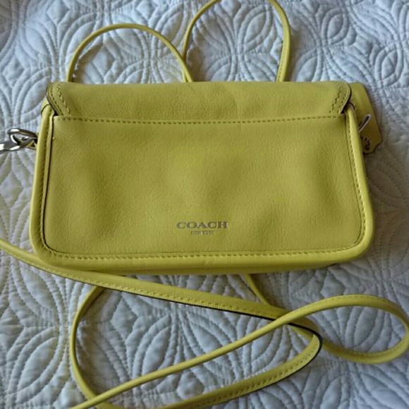 Coach | Bags | Coach Legacy Penny Crossbody Lemon Yellow | Poshmark