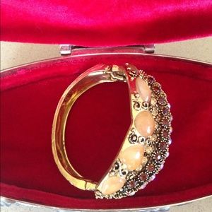 Accessories | Rhinestone Crystal Statement Cuff Open Bracelet | Poshmark