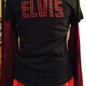 official presley | Tops | Elvis Presley Shirt Top Small Elvis ...