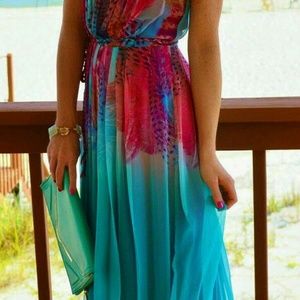 Dresses | Waterfall Maxi Dress | Poshmark