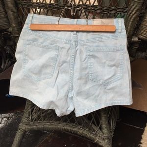 BCBGeneration | Jeans | Bcbgeneration High Waisted Bleached Blue Shorts ...