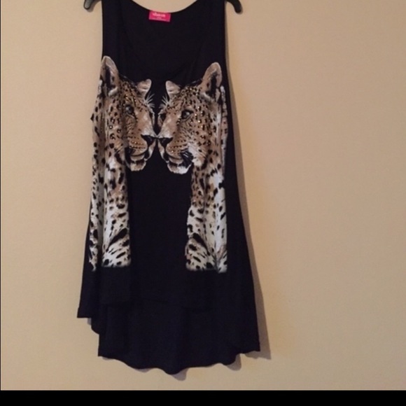 Shasa | Tops | This A Two Cheetah Tank Top From Shasa | Poshmark