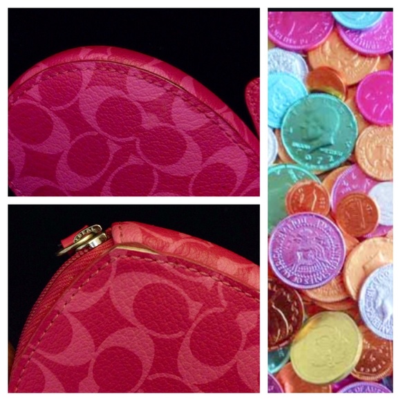 Coach Pink Heart Coin Purse | Paul Smith