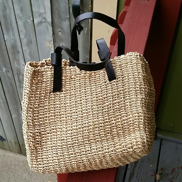Bags | Small Wicker Purse | Poshmark