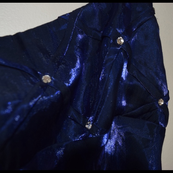 Zum Zum by Niki Livas | Dresses | Shimmery Blue Beautiful Dress | Poshmark