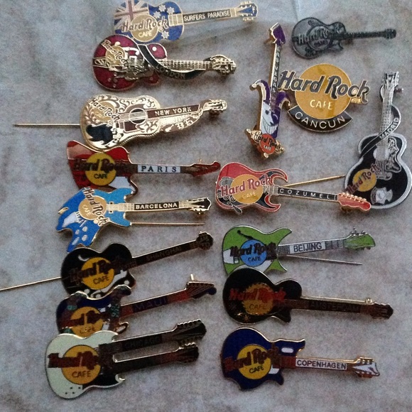 Jewelry | Hard Rock Pins | Poshmark
