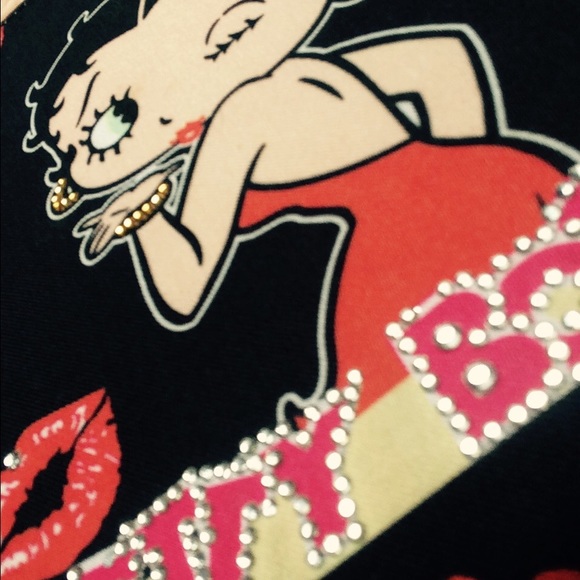 Betty Boop | Bags | Betty Boop Rhinestone Kiss Hard Purse | Poshmark