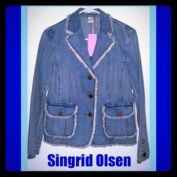 Sigrid Olsen | Jackets & Coats | Fabulous Sigrid Olsen Jean Jacket ...