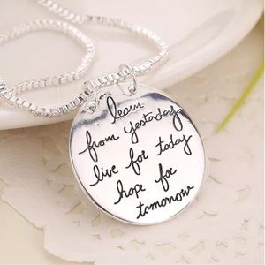 Jewelry | Inspirational Quote Necklace | Poshmark