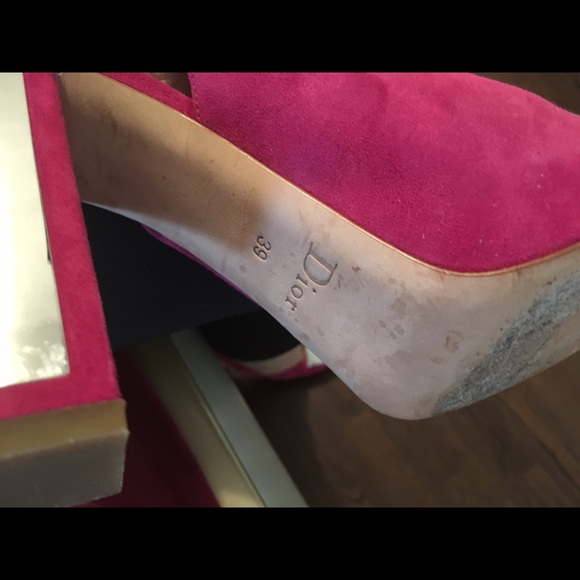 Dior | Shoes | Authentic Christian Dior Heel Pumps In Pink | Poshmark