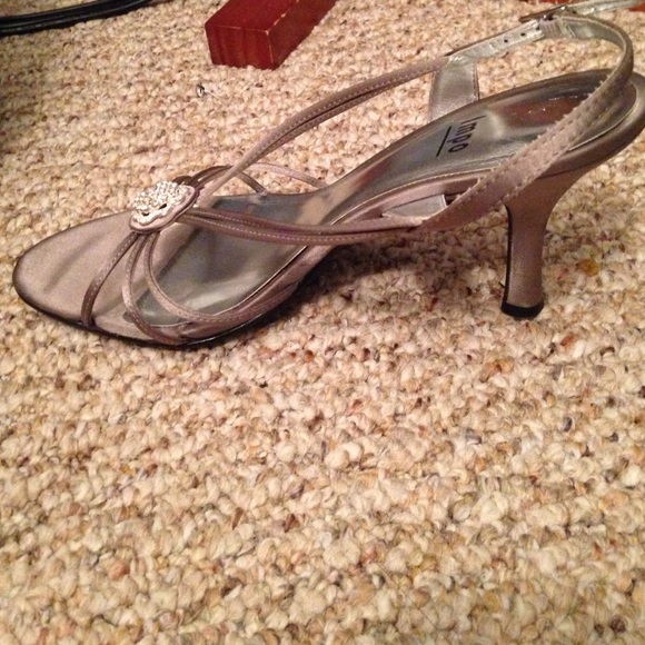 Impo | Shoes | Silver Heels | Poshmark