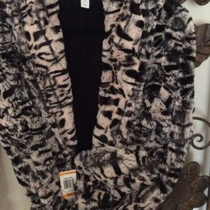 Charter Club | Intimates & Sleepwear | Charter Club Leopard Plush Robe ...