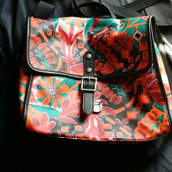 Fossil | Bags | Fossil Multi Color Flower Purse Big Bag Clutch | Poshmark