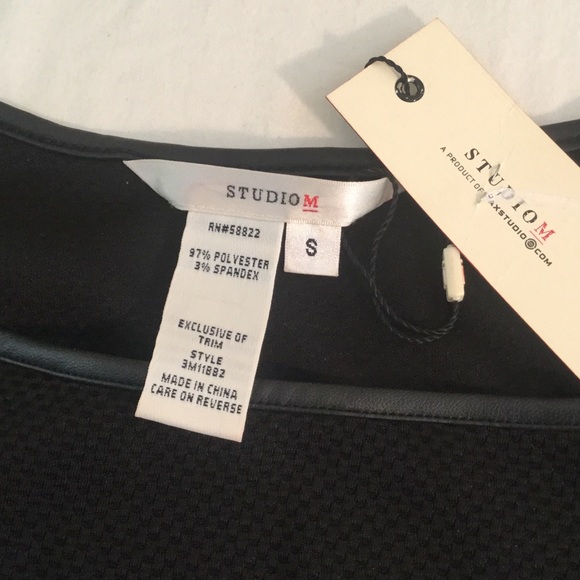 Studio M | Dresses | Studio M Black Pullover Mini Dress | Poshmark