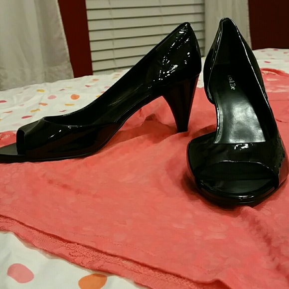 Eva & Zoe | Shoes | Eva Zoe Heels Black Size 8 | Poshmark