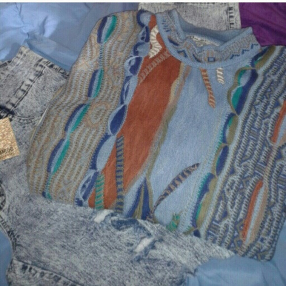 COOGI | Sweaters | Vintage Coogi Blues Sweaterblue Multilnwot | Poshmark