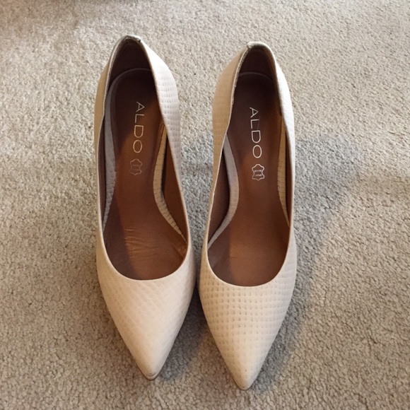 Aldo | Shoes | Also Bone Colored Heels | Poshmark