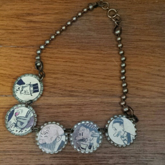 Jewelry | Vintage Comic Strip Necklace And Earrings | Poshmark
