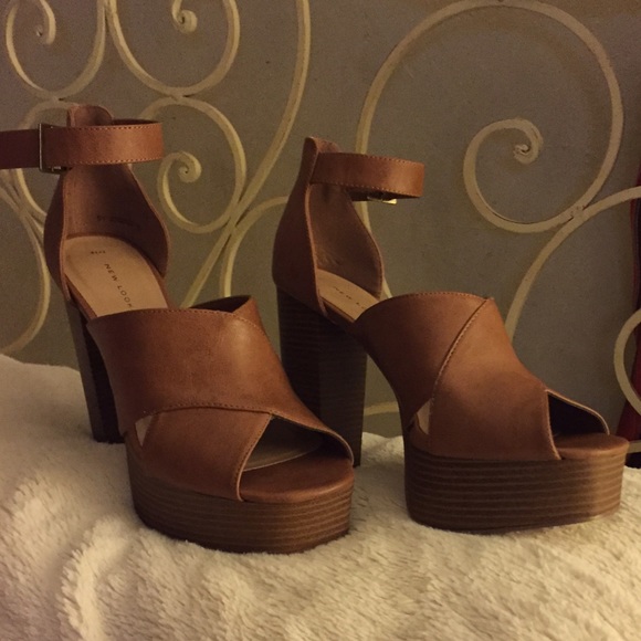 ASOS | Shoes | New Look Pool Stack Platform Heeled Sandals | Poshmark