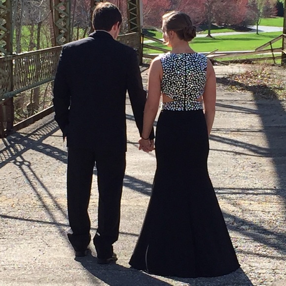 Henri's Cloud Nine | Dresses | Beautiful Black Jovani Prom Dress | Poshmark