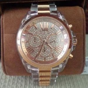 clear band michael kors watch on Poshmark