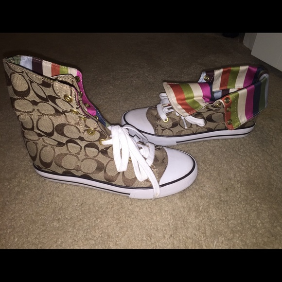 Coach | Shoes | High Top Coach Converse | Poshmark