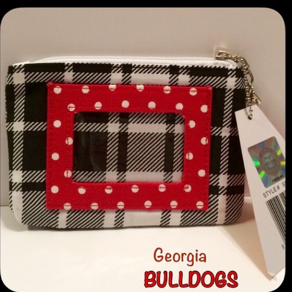Spirit Ready | Bags | Nwt Georgia Bulldogs Coin Purse Uga Key Ring Id ...