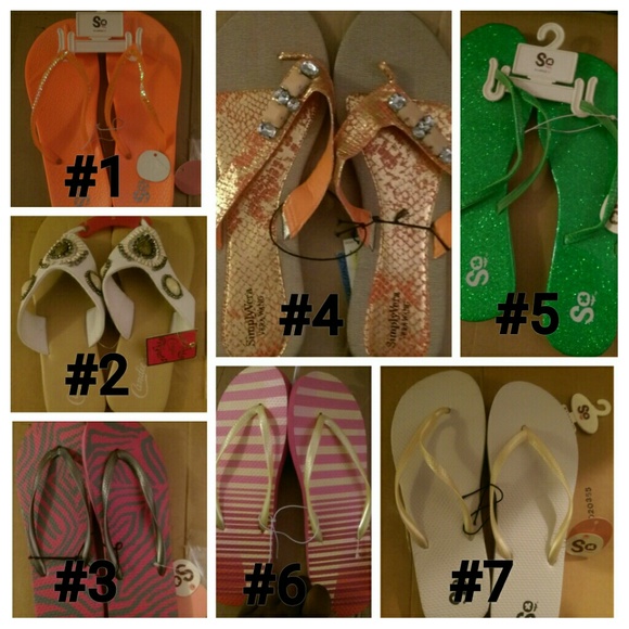 S.O . | Shoes | New So Flip Flops | Poshmark