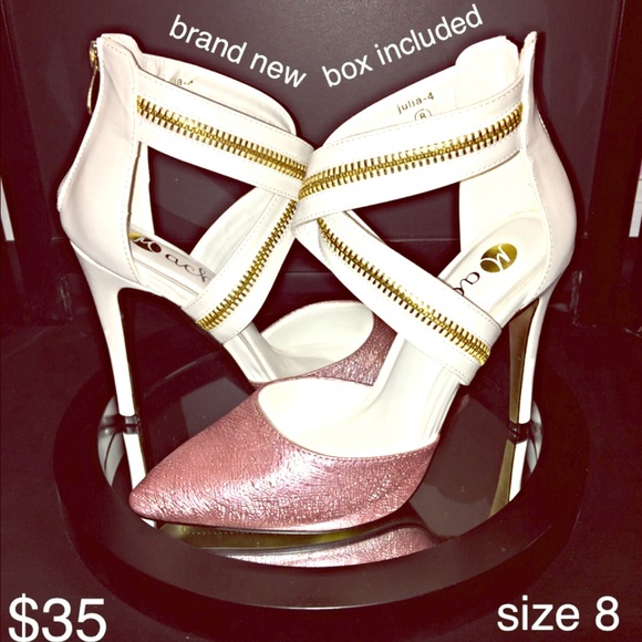 Shoes | Sold Gorgeous Zipper Heels | Poshmark