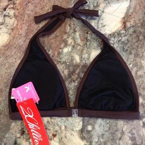 2Chillies | Swim | Chocolate Brown Bikini Halter Top | Poshmark