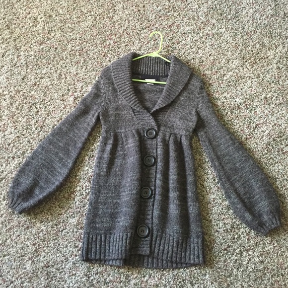 Pandemonium | Sweaters | Button Up Grey Sweater | Poshmark