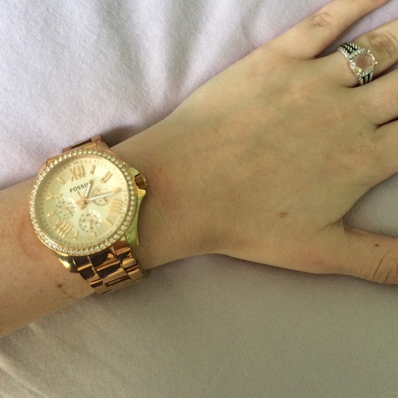 Fossil | Jewelry | Fossil Rose Gold Watch | Poshmark
