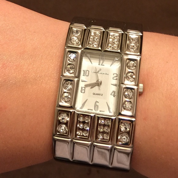 Accessories | Bangle Diamond Watch | Poshmark
