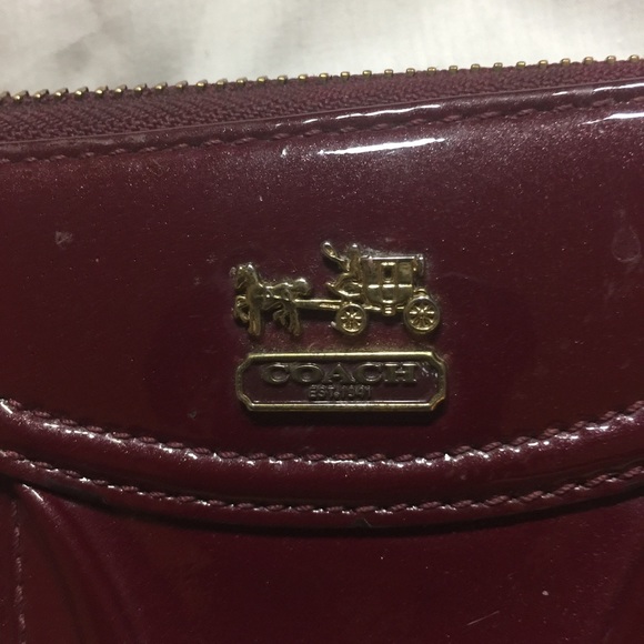 Coach | Bags | Hp Coach Berry Patent Leather Wallet | Poshmark