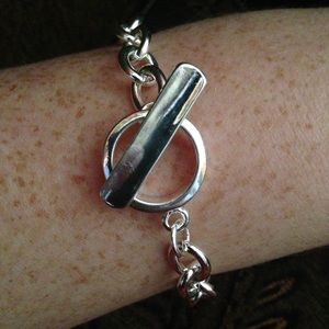 Jewelry | Silver Toggle Bracelet | Poshmark