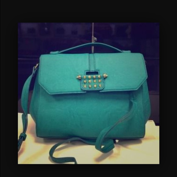 RACHEL Rachel Roy | Bags | Rachel Roy Turquoise Studded Purse | Poshmark
