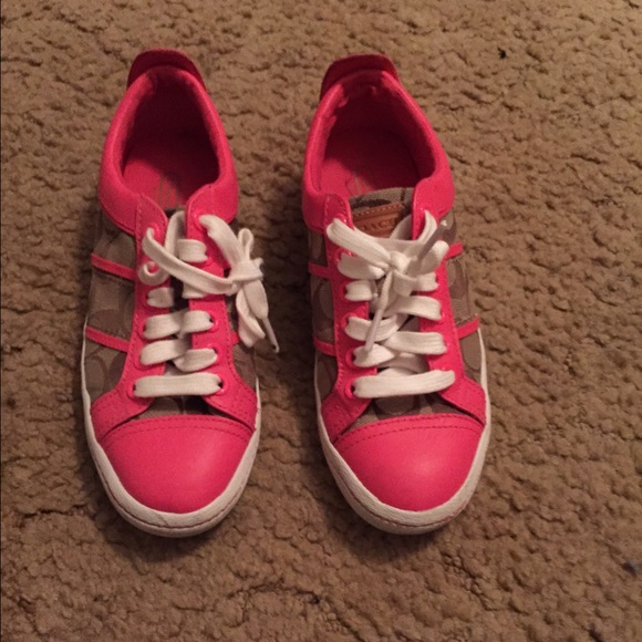 Coach | Shoes | Pink Coach Sneakers | Poshmark