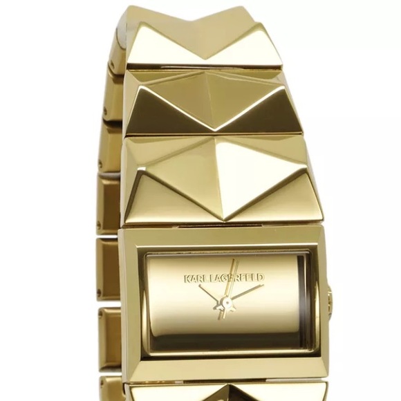 Karl Lagerfeld | Jewelry | Karl Lagerfeld Gold Watch | Poshmark