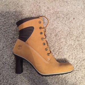 timberland high heels boots on Poshmark