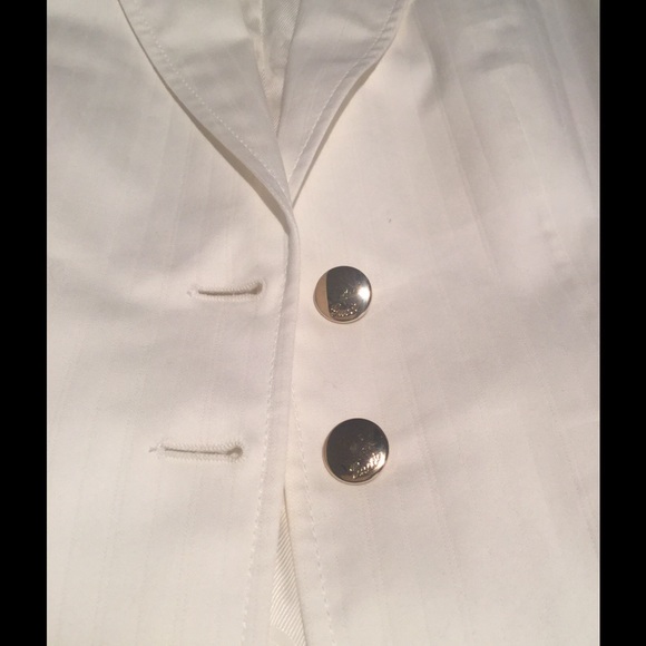 Gucci | Jackets & Coats | Gucci Dressy White Jacket | Poshmark