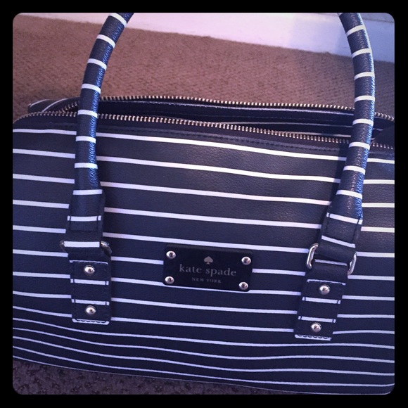 kate spade | Bags | Blueandwhite Striped Kate Spade Bag | Poshmark