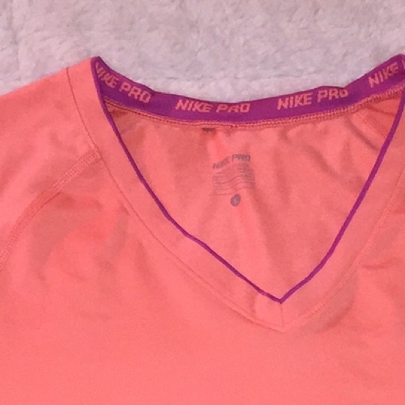 Nike | Tops | Nike Pro Peach Drifit T Shirt | Poshmark