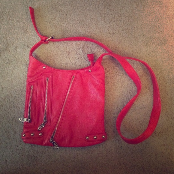 Bags | Red Crossbody Purse | Poshmark
